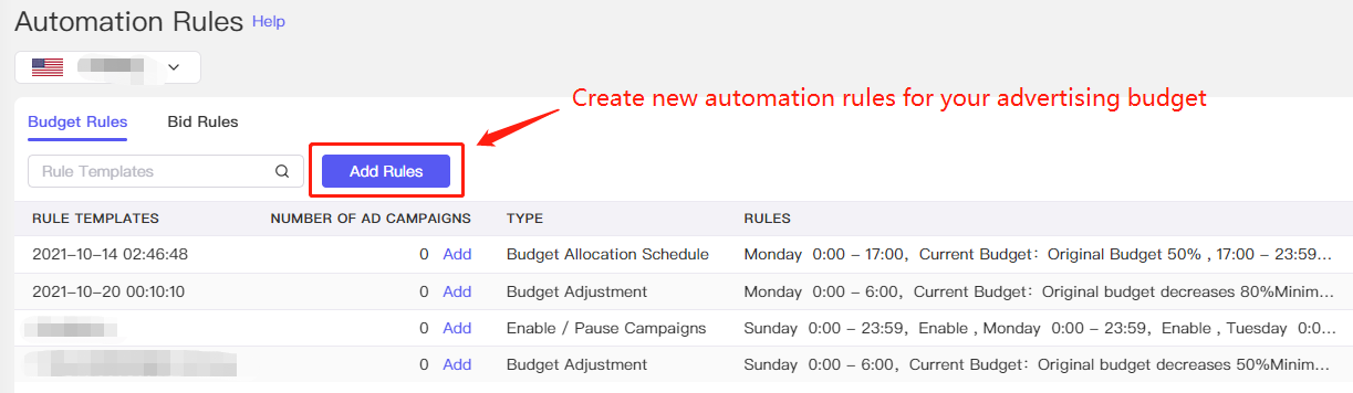 4.1 How to Set Up the Ad Automation Rules for Ad Budget Adjustment or Ad Bids? - tool4seller